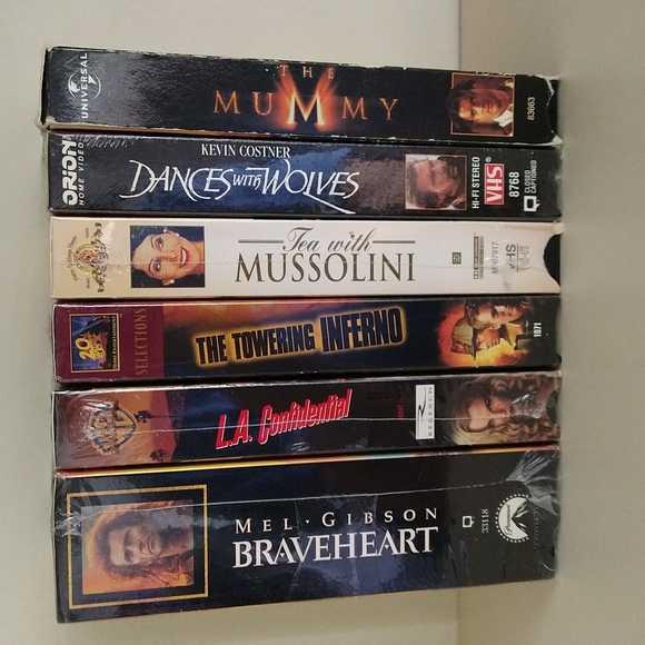 Other | 6 198s 1990s Vhs Tapes | Poshmark
